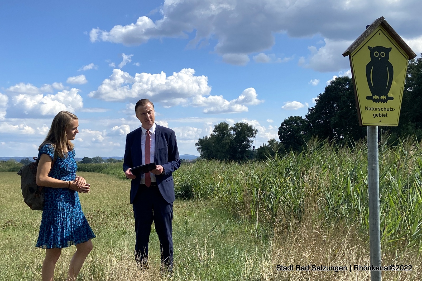 Grünen-Politikerin Laura Wahl auf Sommertour in Bad Salzungen ...