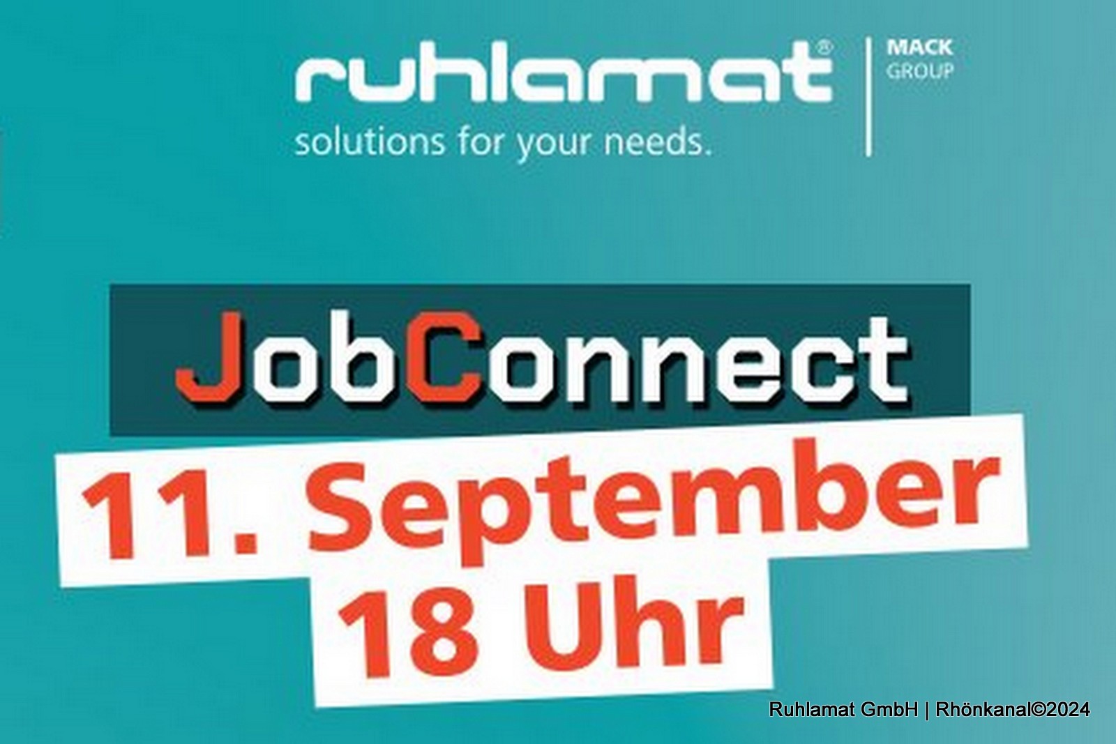 Jobvielfalt im Maschinenbau entdecken – JobConnect bei ruhlamat in ...