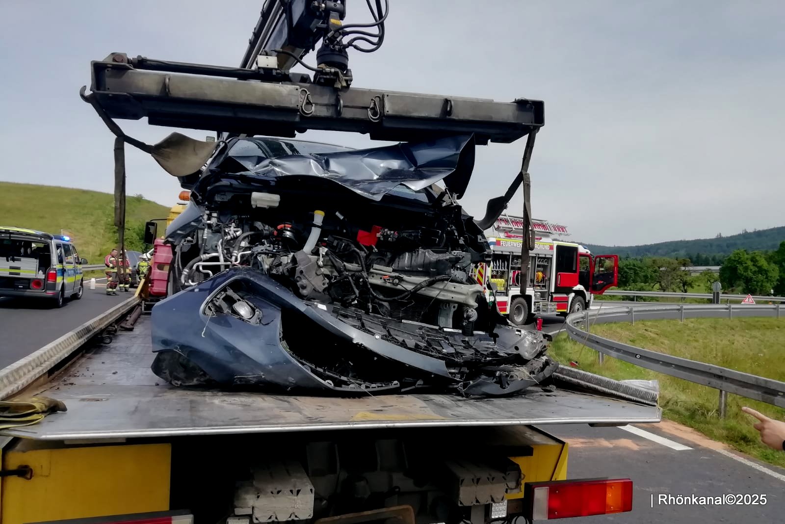 Vorfahrt missachtet – Vier Verletzte Unfall bei Waldfisch – Rhönkanal | Schafe Videos Online